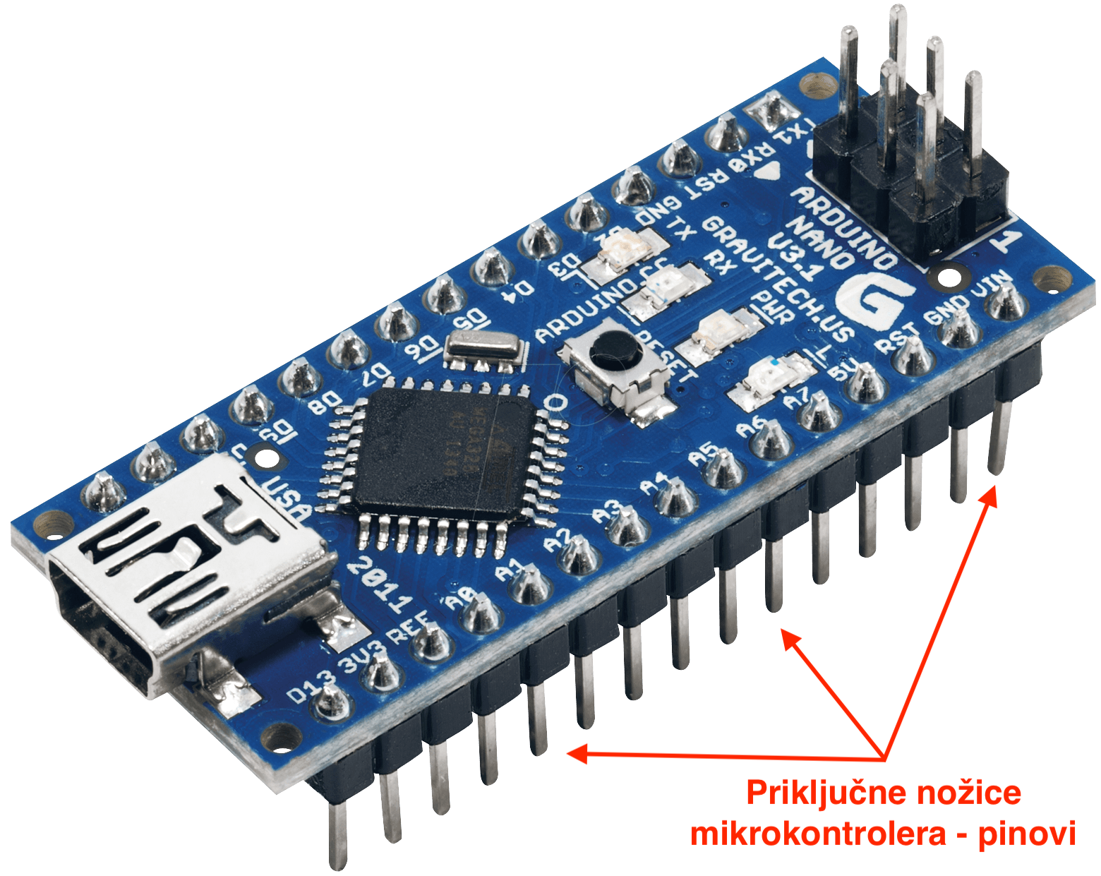 Mozak robota — uvod u mikrokontrolere deo 1.